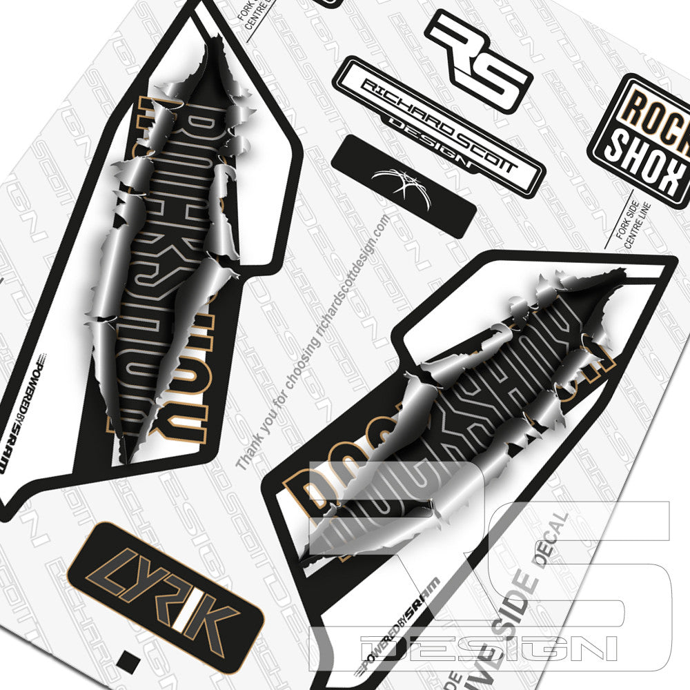 RS LYRIK RIPPER STYLE DECAL KIT – Richard Scott Design
