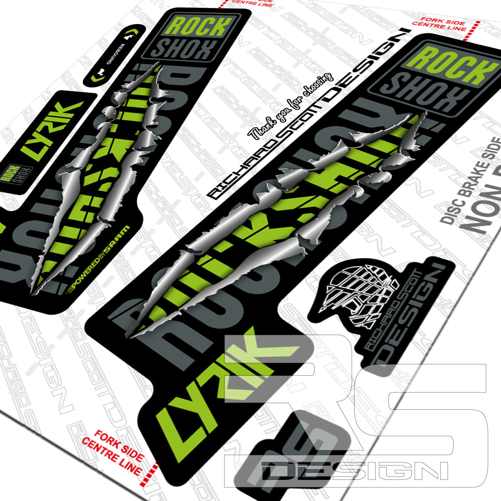 2018 RS LYRIK 'RIPPER' DECAL KIT – Richard Scott Design