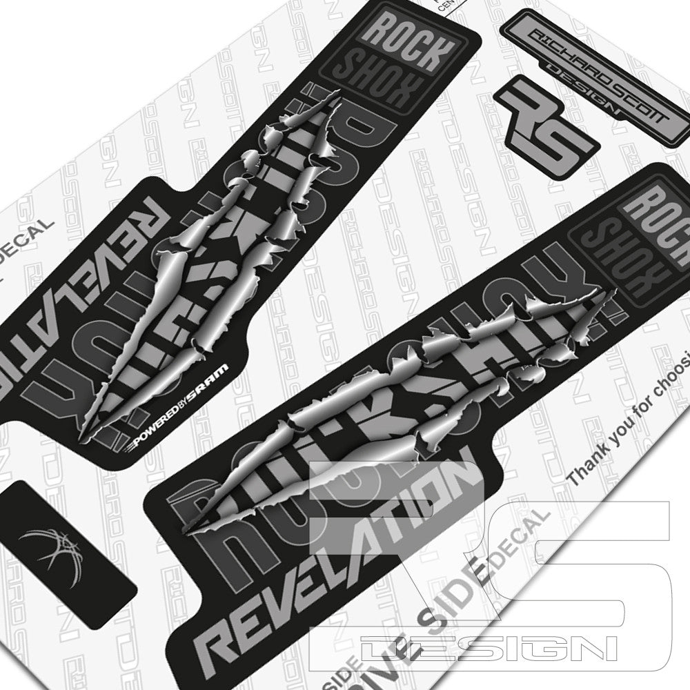 2018 STYLE ROCKSHOX REVELATION RIPPER DECAL KIT – Richard Scott Design