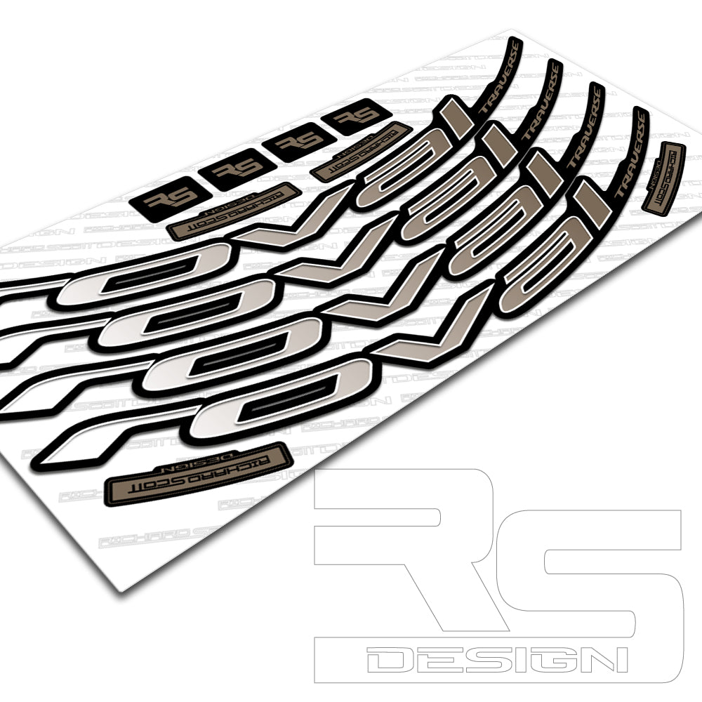 2019 ROVAL TRAVERSE WHEEL RIM DECAL KIT – Richard Scott Design