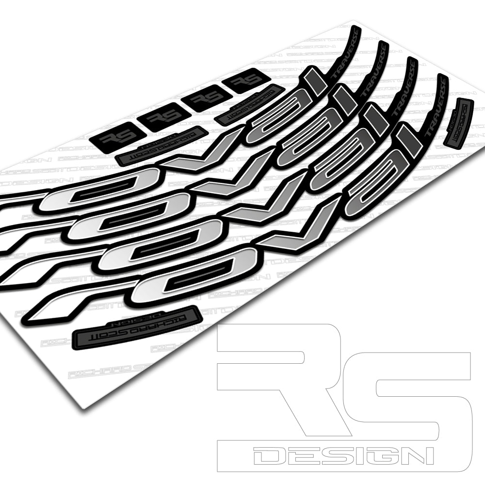 2019 ROVAL TRAVERSE WHEEL RIM DECAL KIT – Richard Scott Design