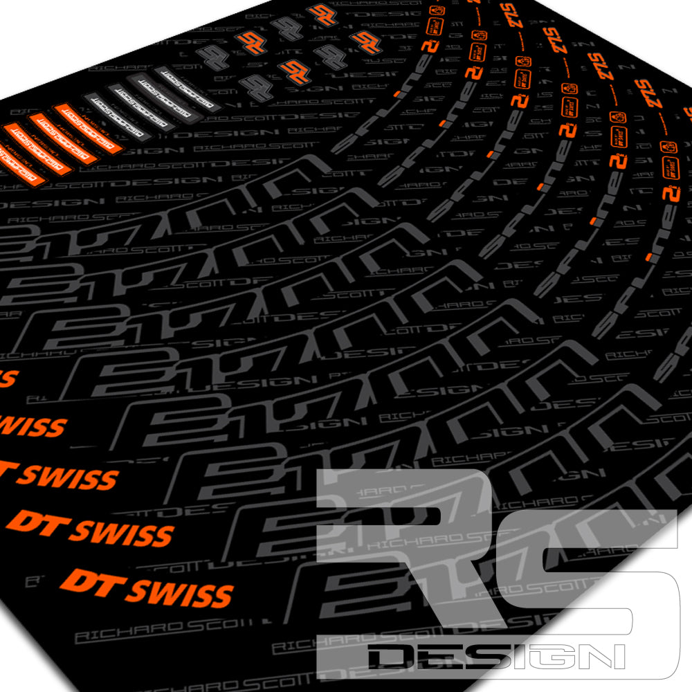DT SWISS E1700 SPLINE WHEEL RIM DECAL KIT – Richard Scott Design