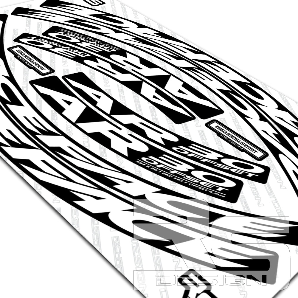 AR30 OFFSET DECALS – Richard Scott Design