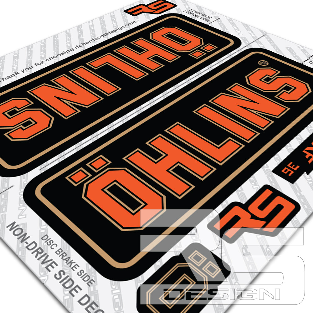 OHLINS RXF 36 STYLE DECAL KIT – Richard Scott Design