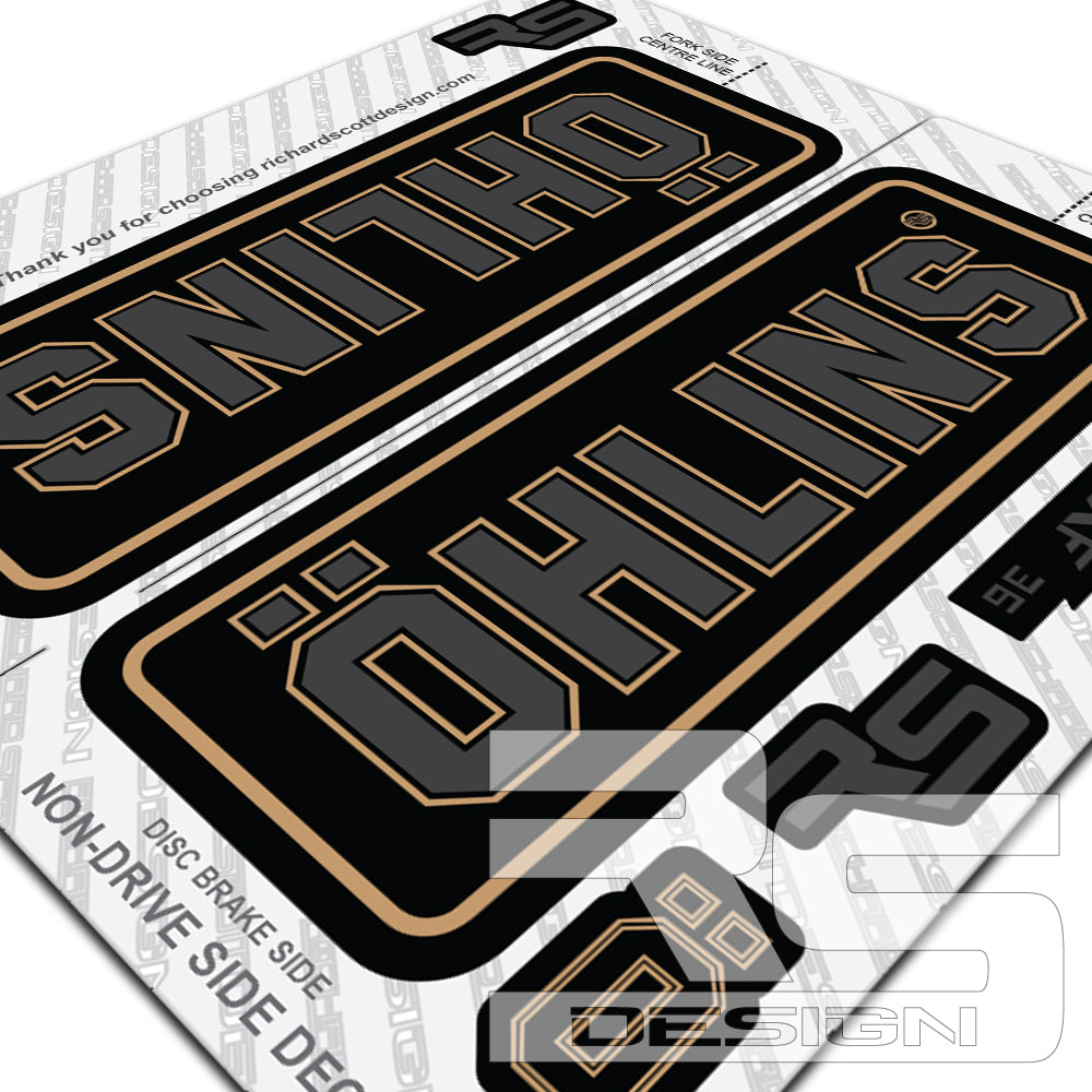 OHLINS RXF 36 STYLE DECAL KIT – Richard Scott Design